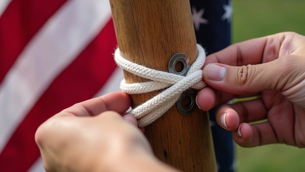 How To Attach A Flag To A Wooden Pole: 3 Ways For Home Flag Pole Use